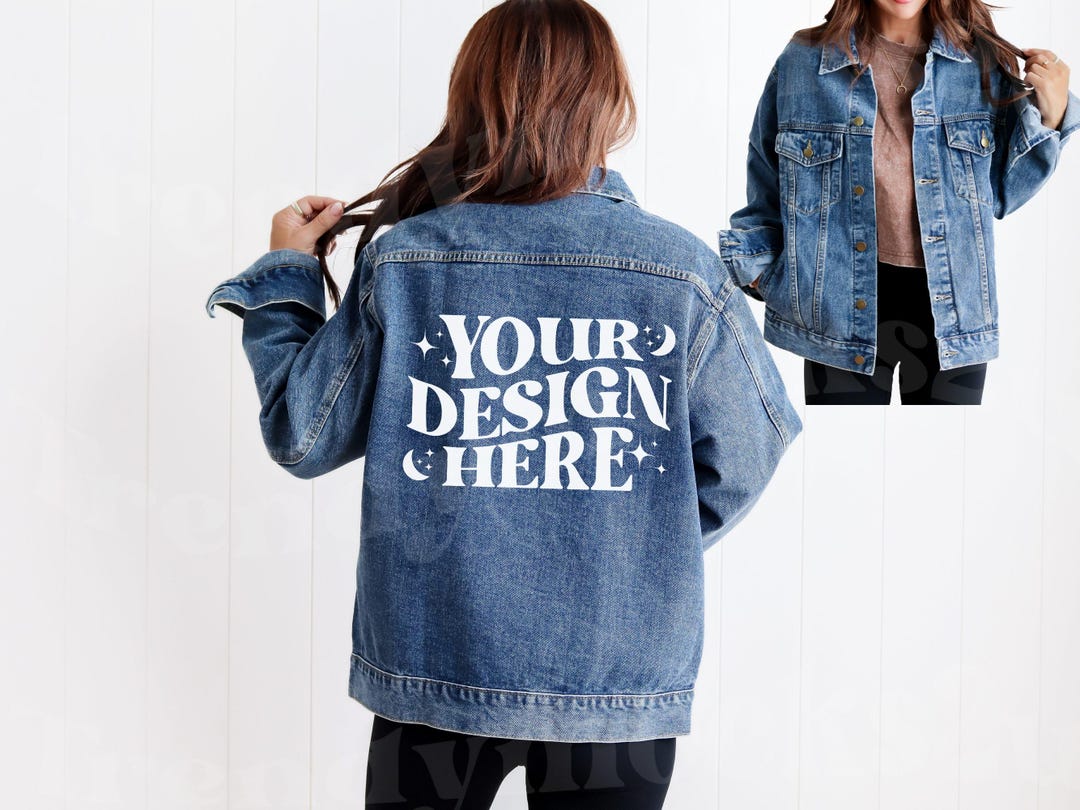 MWW Men's Denim Jacket Mockup, Printify Denim Jacket Men's Mockup ...