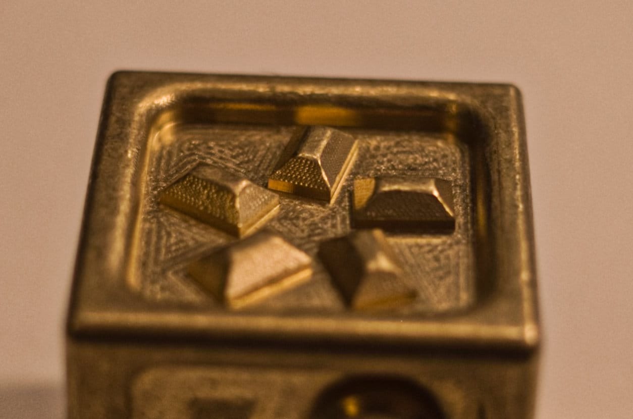 Brass Dice - 20mm - Tumbled Finish - (1) - Etsy