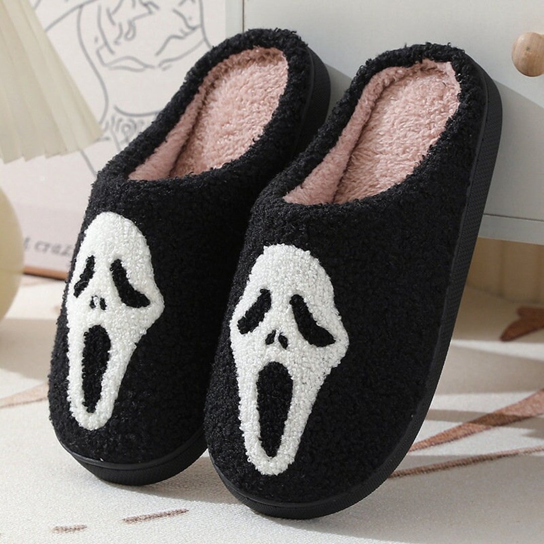 Halloween Ghost Face Slipper Ghost Face Slippers Horror - Etsy Australia