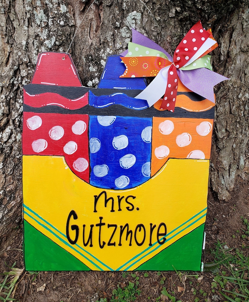 Teacher Door Hanger| 3D Door Hanger| Back to School| Personalized Door ...