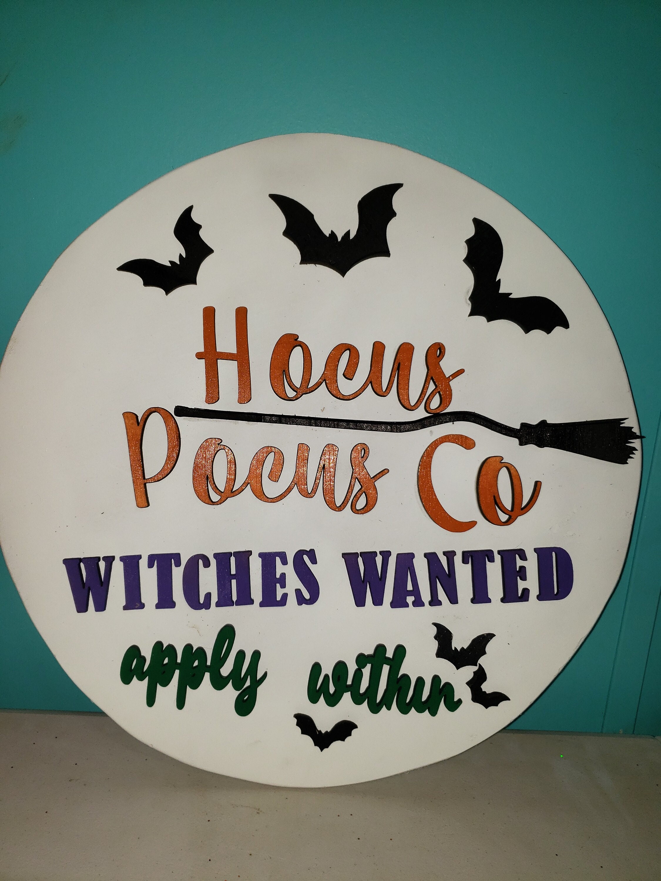 Witches Wanted Sign| Hocus Pocus Door Hanger| Witches Needed, Apply ...