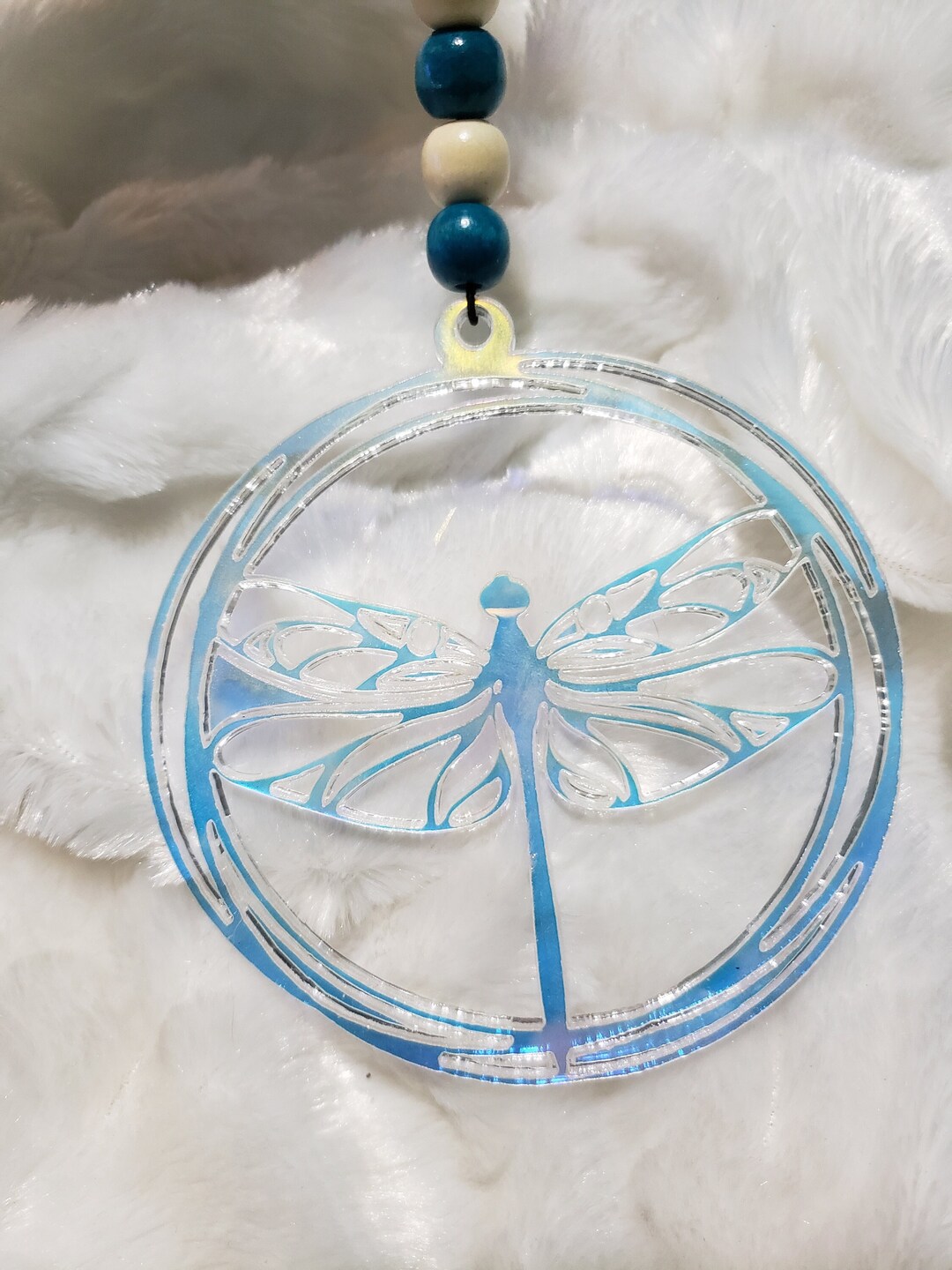 Dragonfly Car Charm| Rear View Mirror Charm| Dragonfly Bag Tag ...