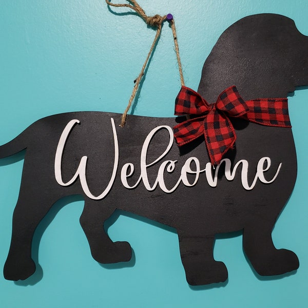 Dog Welcome Sign - Etsy UK