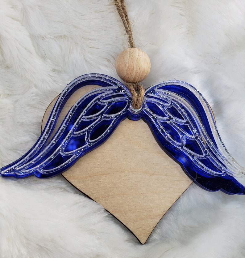 Angel Memorial Ornament Angel Wings Ornament Angel Christmas - Etsy