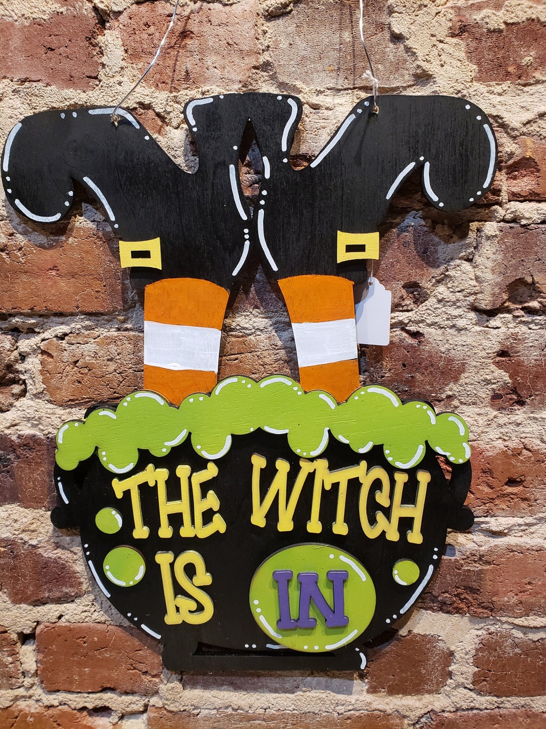 The Witch is In/out| Halloween Door Hanger| Halloween Sign ...