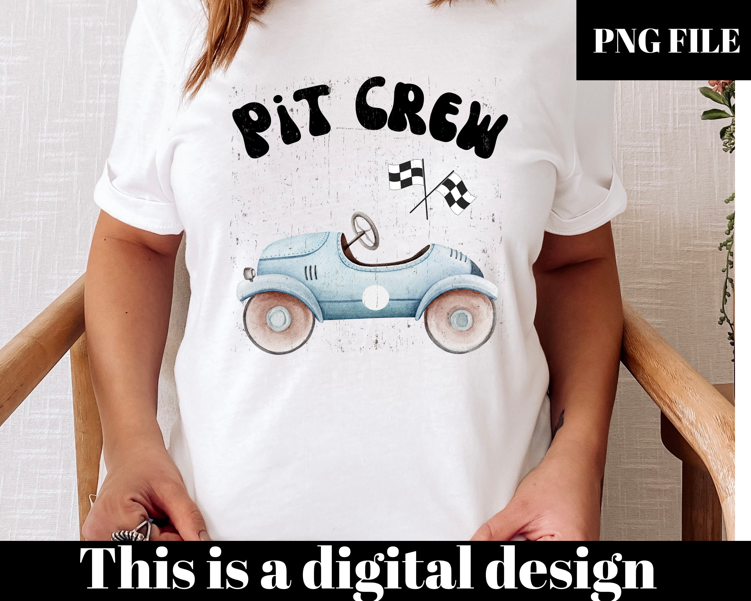 Female Race Car Pit Crew Clipart
