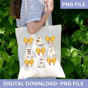 Halloween Coquette Teacher Png, Teacher Bow Png, Ghost Teacher Png ...