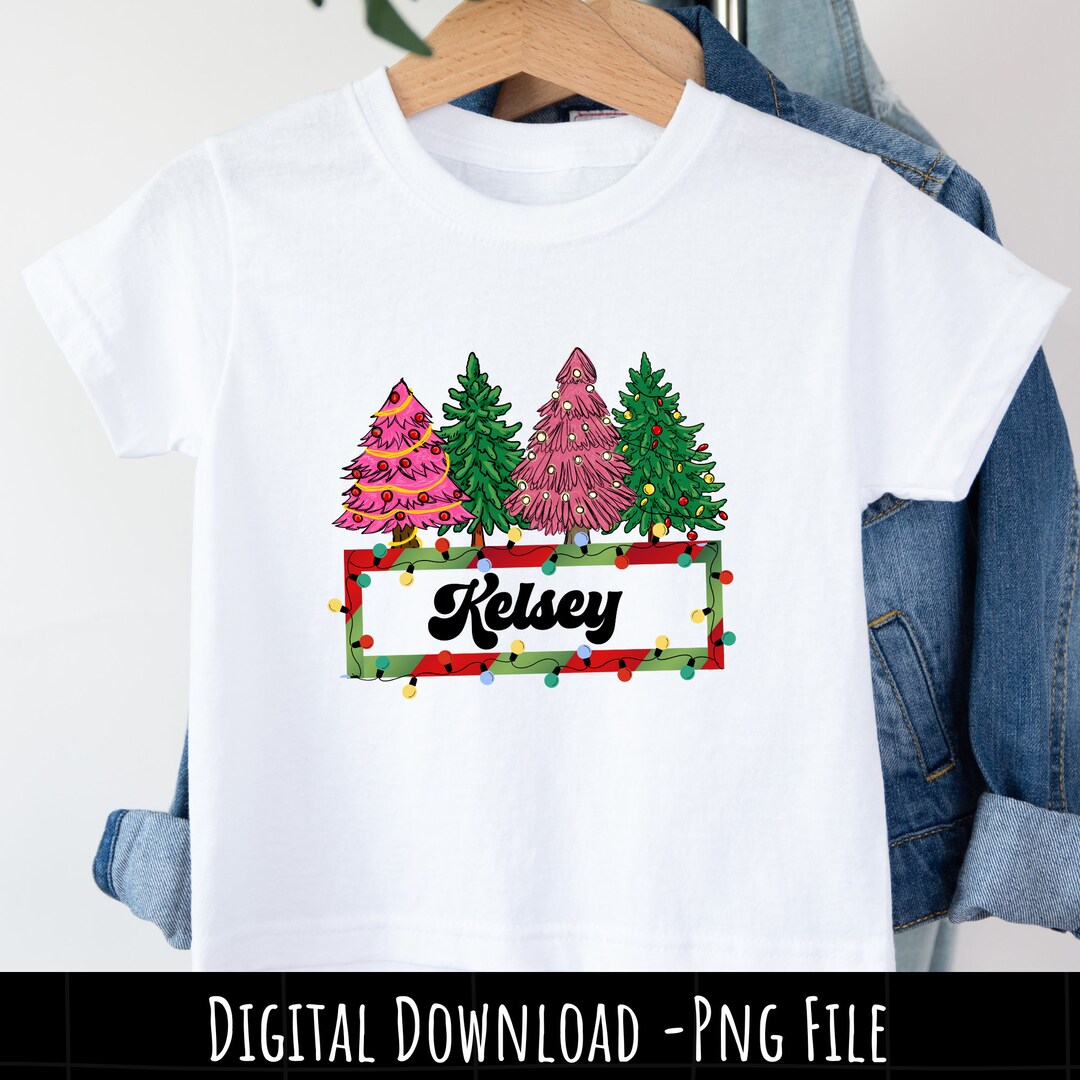 Personalized Kid Name Christmas Png, Cute Christmas Png for Kids ...