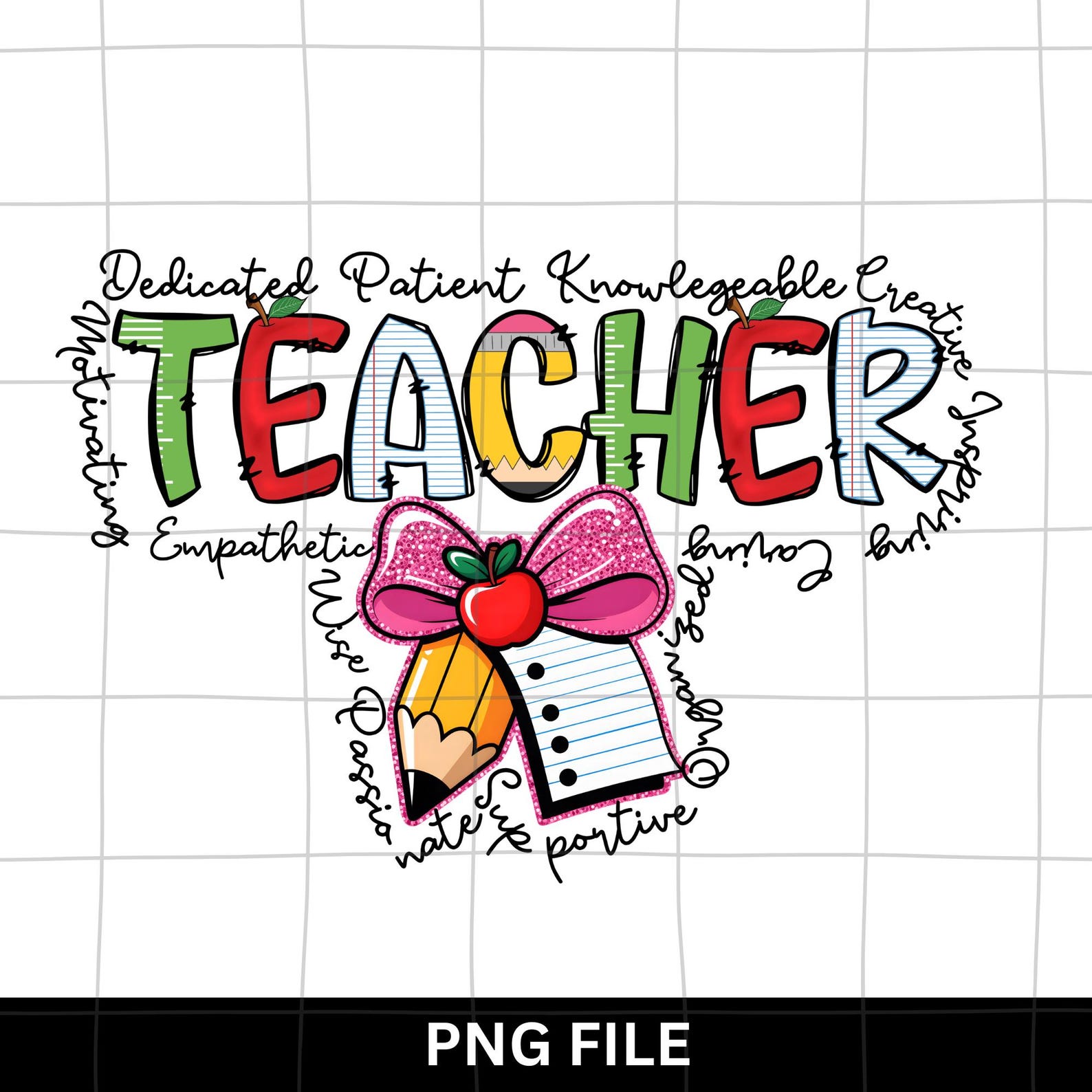 Back to School ,teacher Appreciation PNG, Retro Teacher Png, Teacher ...