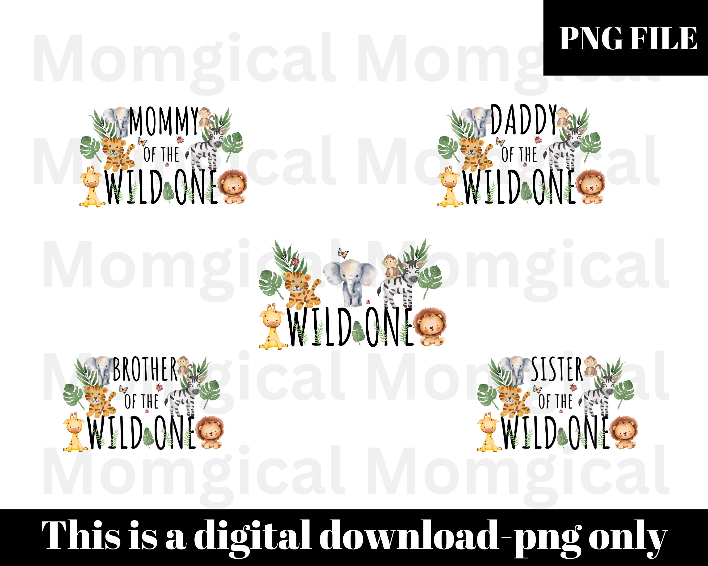 Wild One Family Png, Mom of the Wild One, Birthday Family Wild One ...