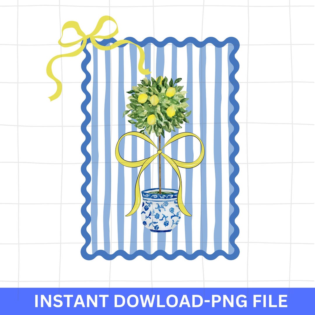 Preppy Lemon Summer Png, Lemon Png T Shirt, Lemon Png Bow, Lemon ...