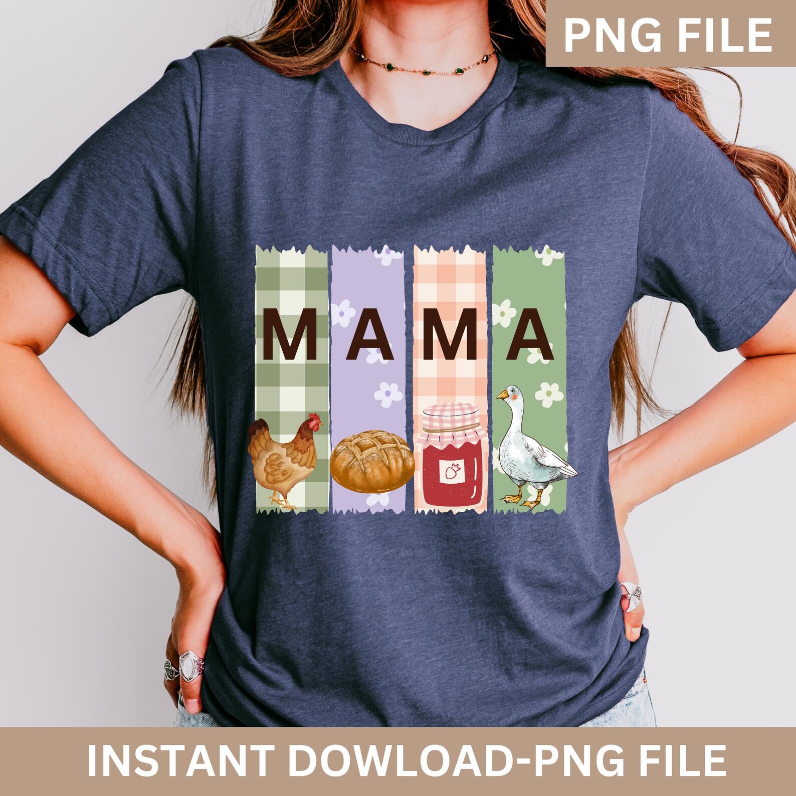 Homestead Mama Png, Cute Chicken Mama, Homesteader Mom, Homestead Png ...