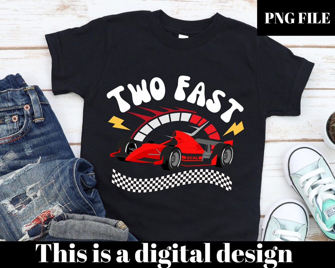 Two Fast Png, Race Car Png, Two Fast Birthday Png, Retro Two Fast ...