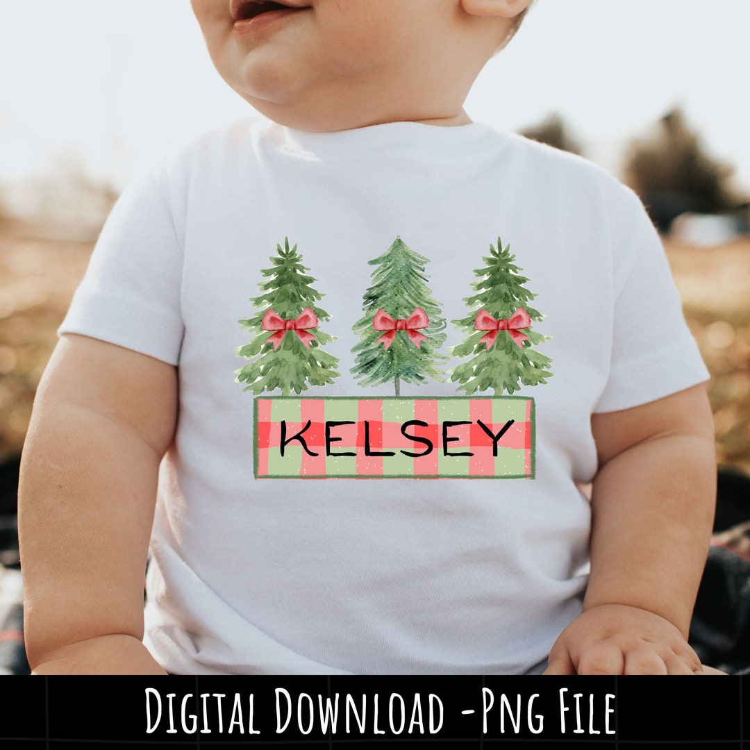 Personalized Kid Name Christmas Png, Cute Christmas Png for Kids ...
