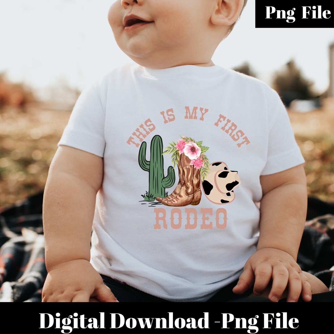 This is My First Rodeo Png, Pink Cowgirl Boots & Hat, Cow Girl Png ...