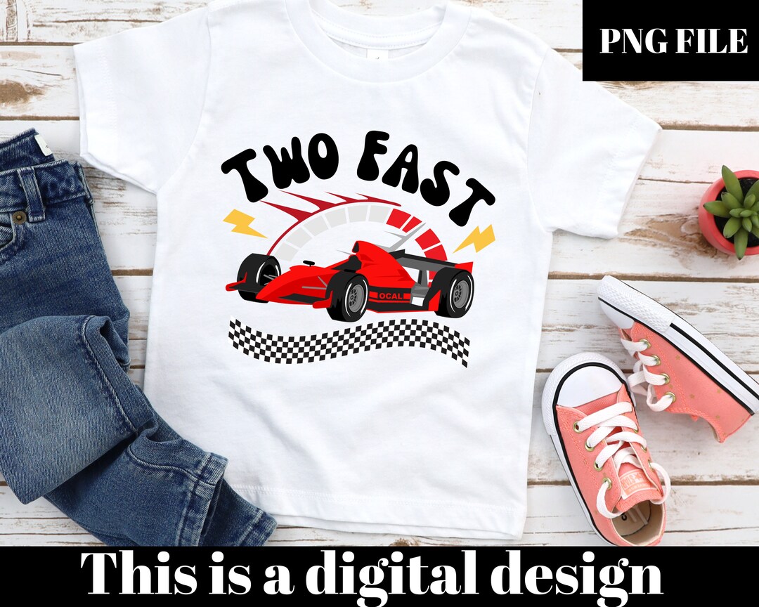 Two Fast Birthday Png, Race Car Png, Two Fast Png, Retro Two Fast ...