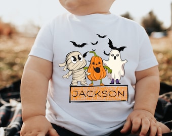 Personalized Kid Name Halloween Png, Cute Halloween Png for Kids ...