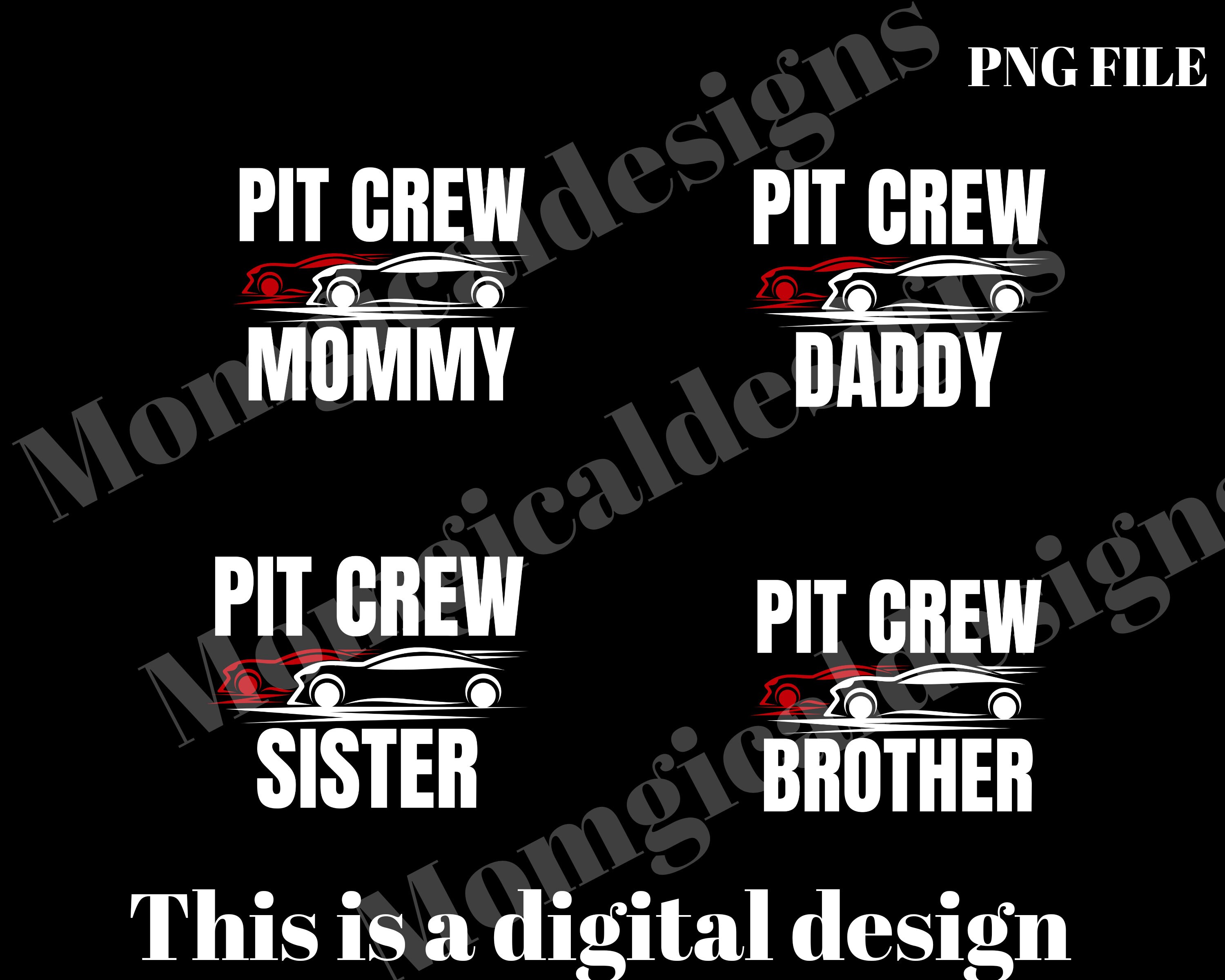 Pit Crew Png Race Car Family Bundle Race Car Sublimation - Etsy