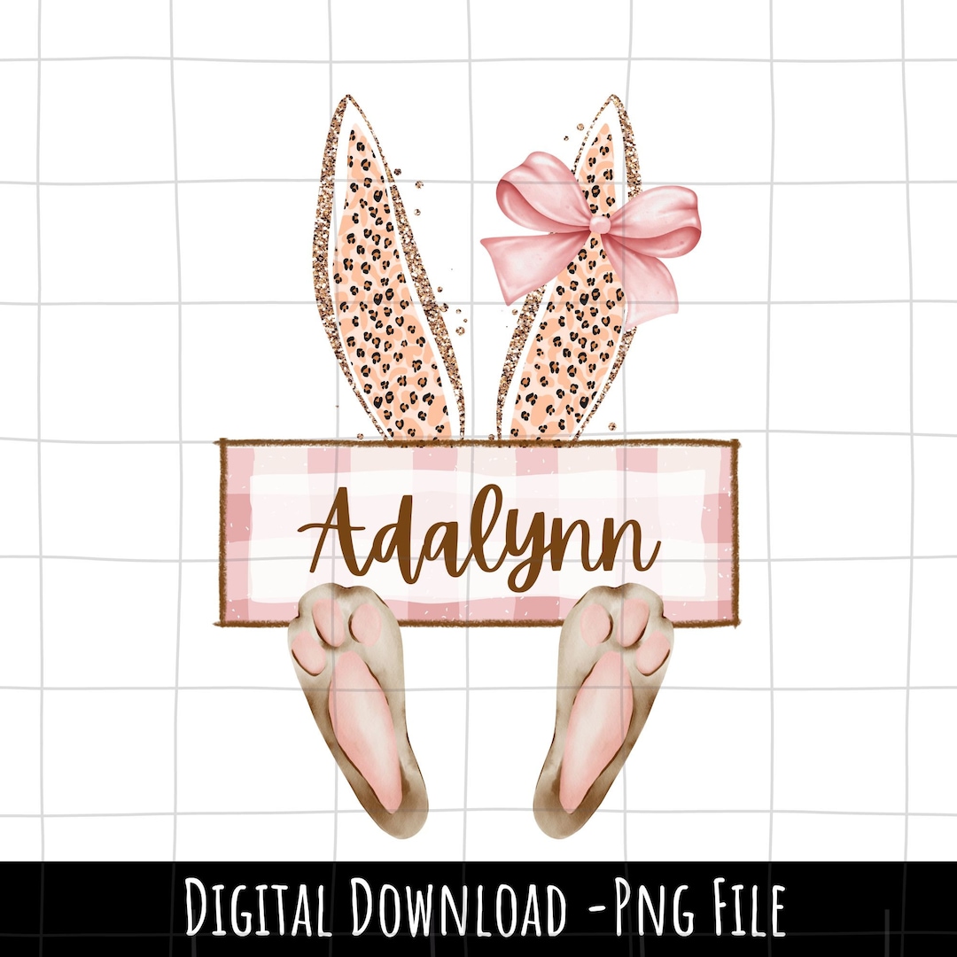 Personalized Kid Name Easter Egg Png, Easter Name Png File, Cute Easter ...