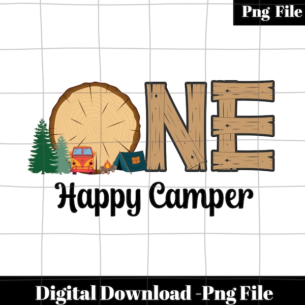 One Happy Camper - Etsy