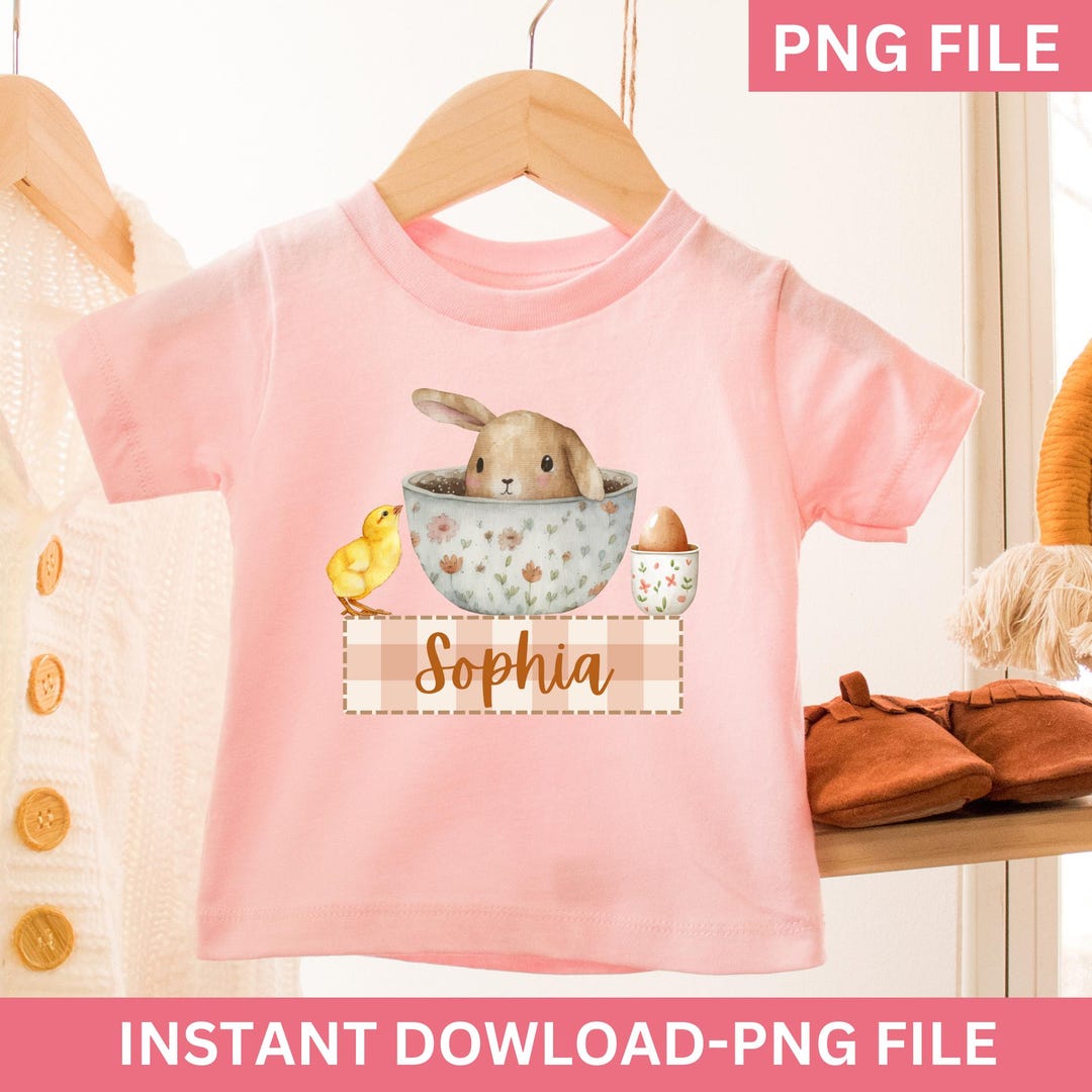 Personalized Kid Name Easter Egg Png, Easter Name Png File, Cute Easter ...