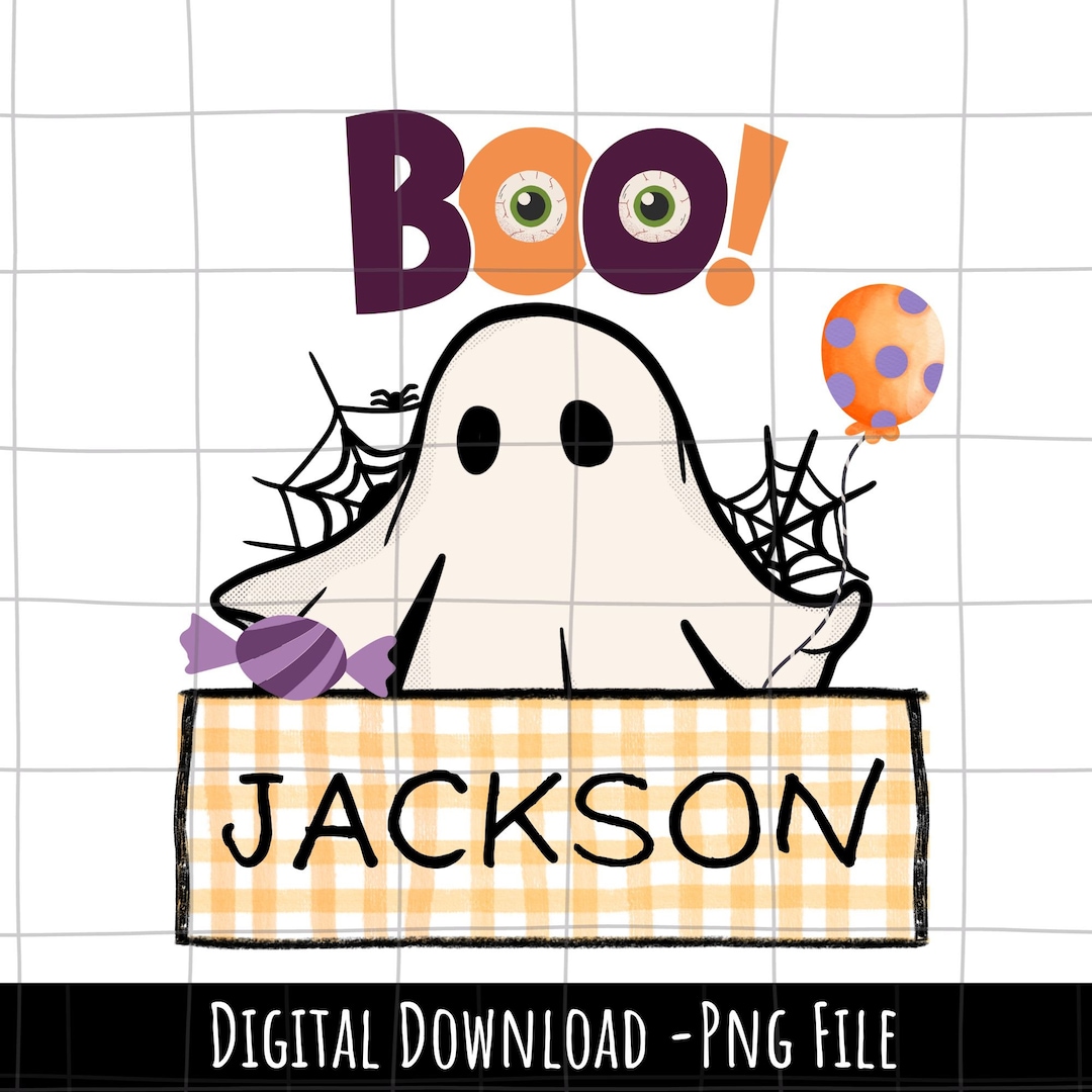 Personalized Kid Name Halloween Png, Cute Halloween Png for Kids ...