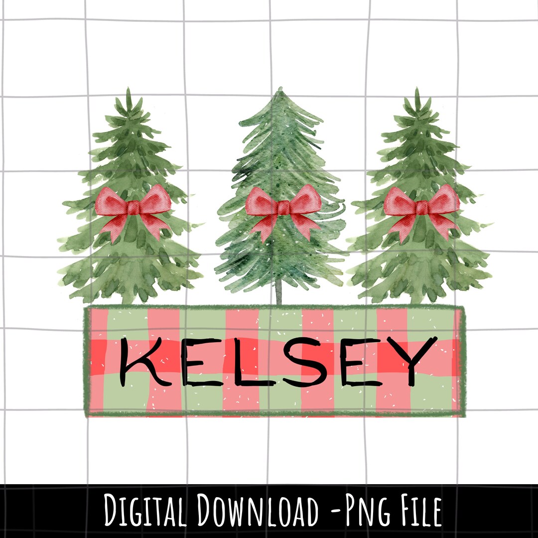 Personalized Kid Name Christmas Png, Cute Christmas Png for Kids ...