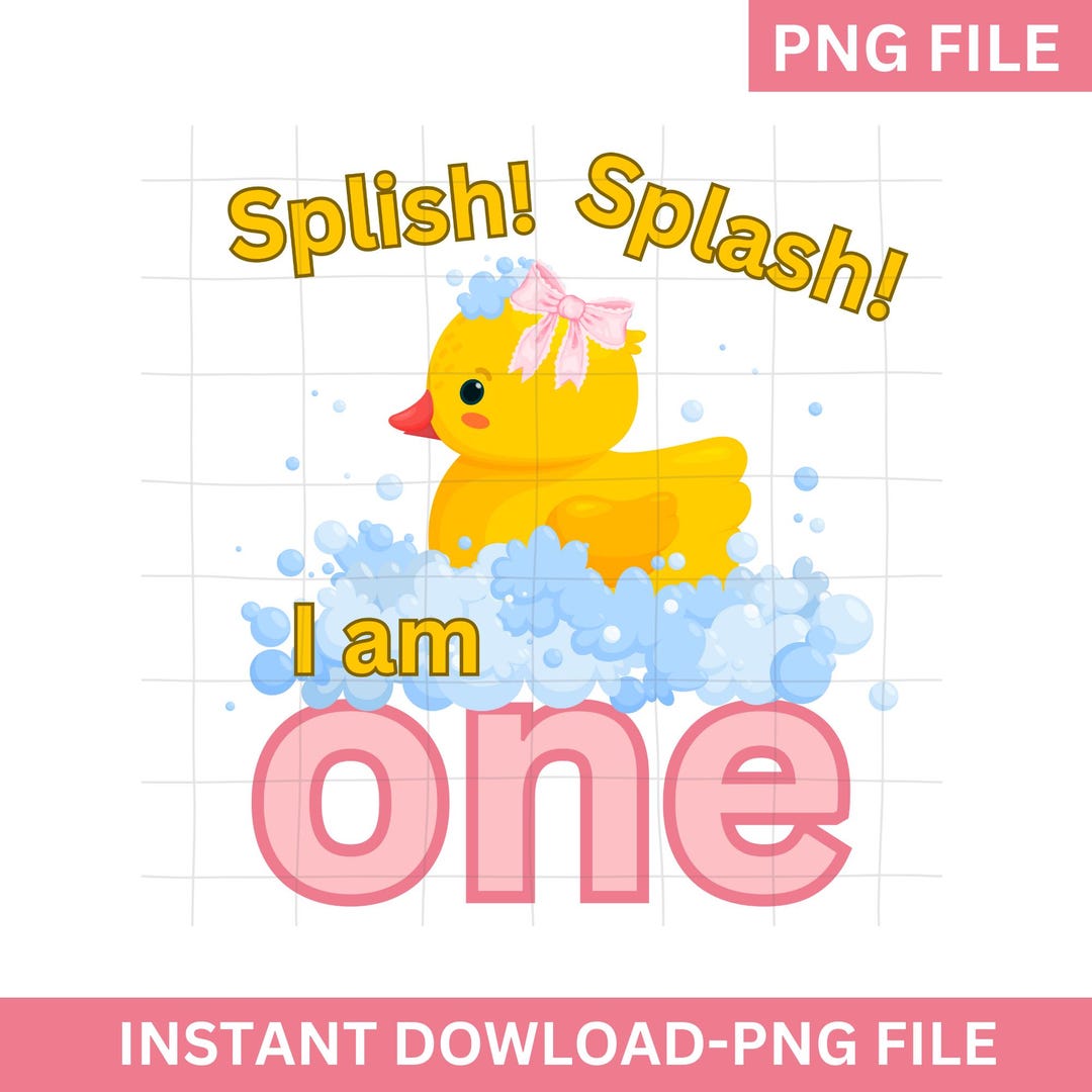Rubber Ducky One Png, Rubber Duck 1st Birthday Png, Little Duck Png - Etsy