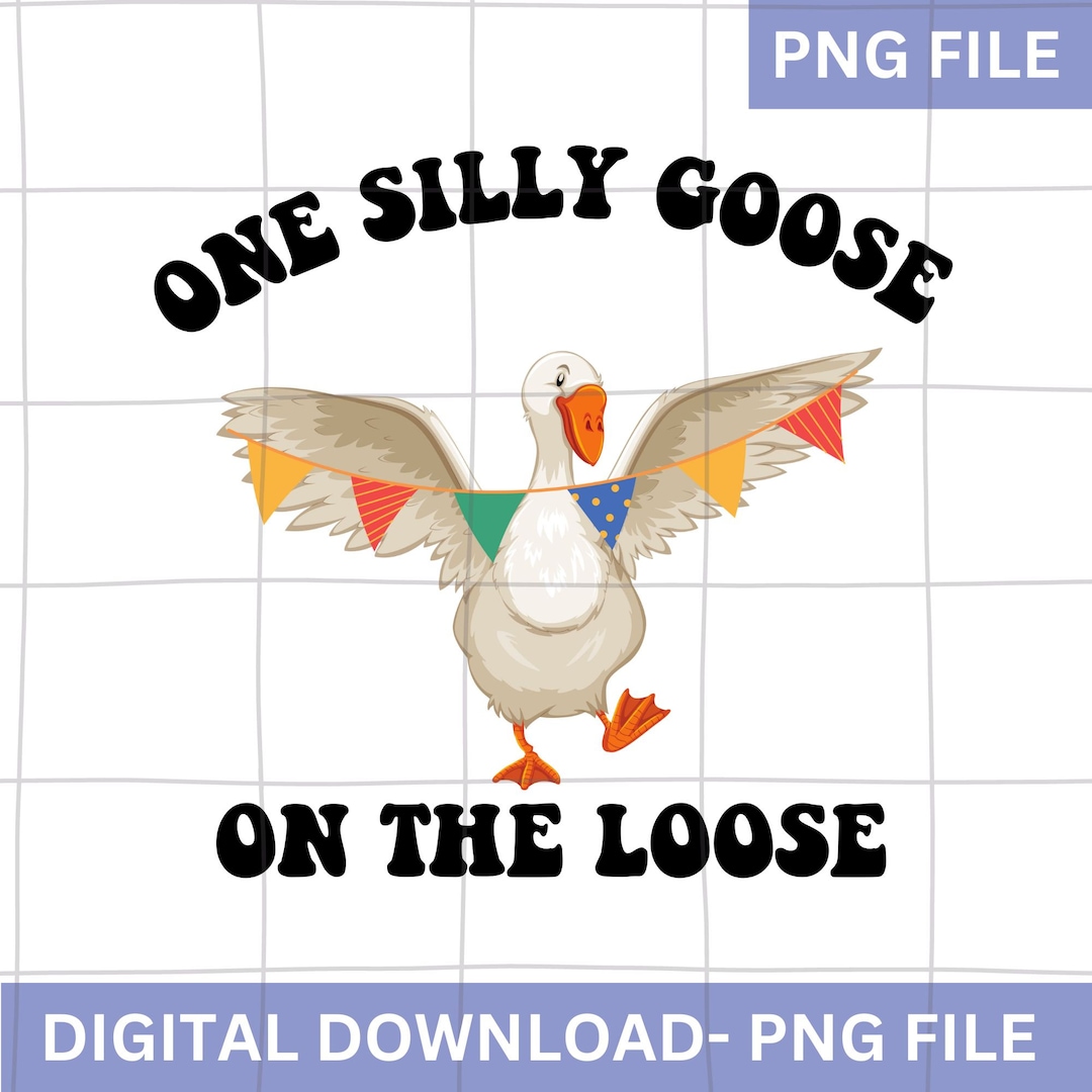 One Silly Goose Birthday Png , One Silly Goose on the Loose, Goose ...
