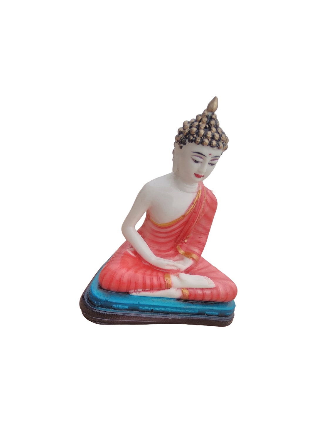 Lord Buddha Statue Polyresin White Idol of Gautam Budh - Etsy