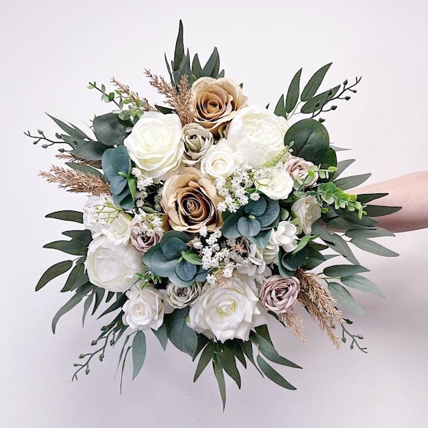 Rust Bridal Bouquet - Etsy