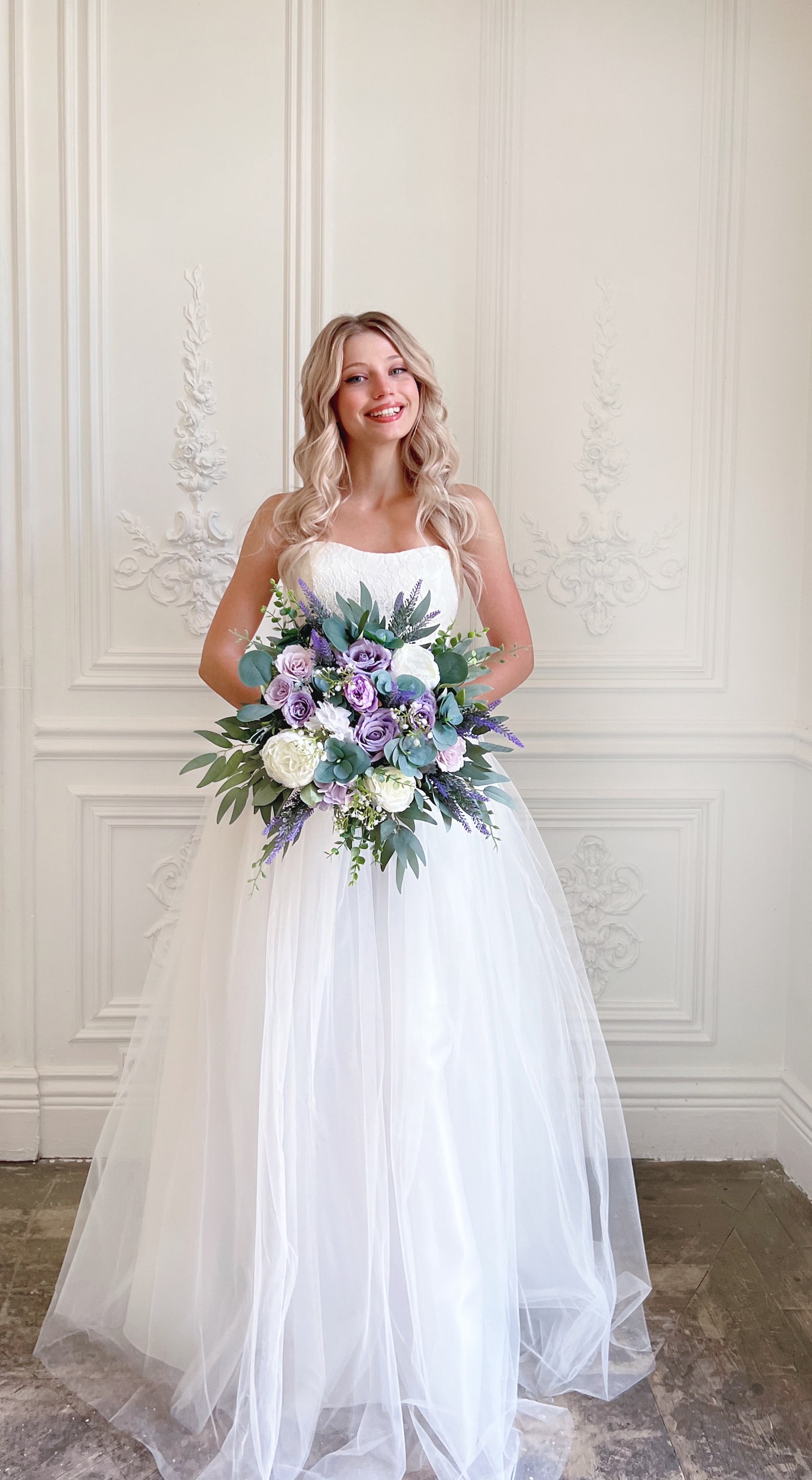 Lavender Bridal Bouquet, Lavender Wedding Bouquet, Bridal Bouquet ...