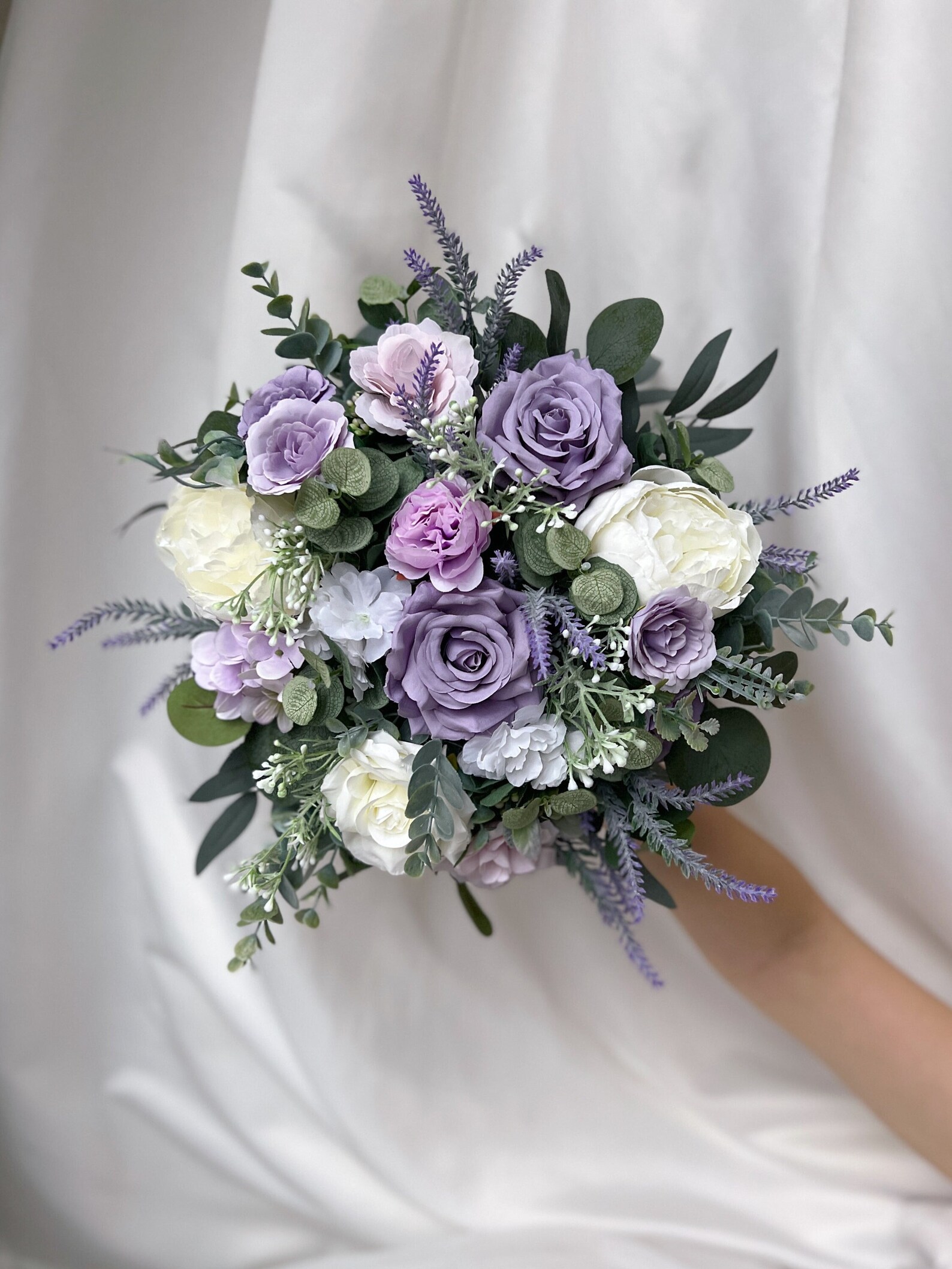 Lavender Bridal Bouquet, Lavender Wedding Bouquet, Bridal Bouquet ...
