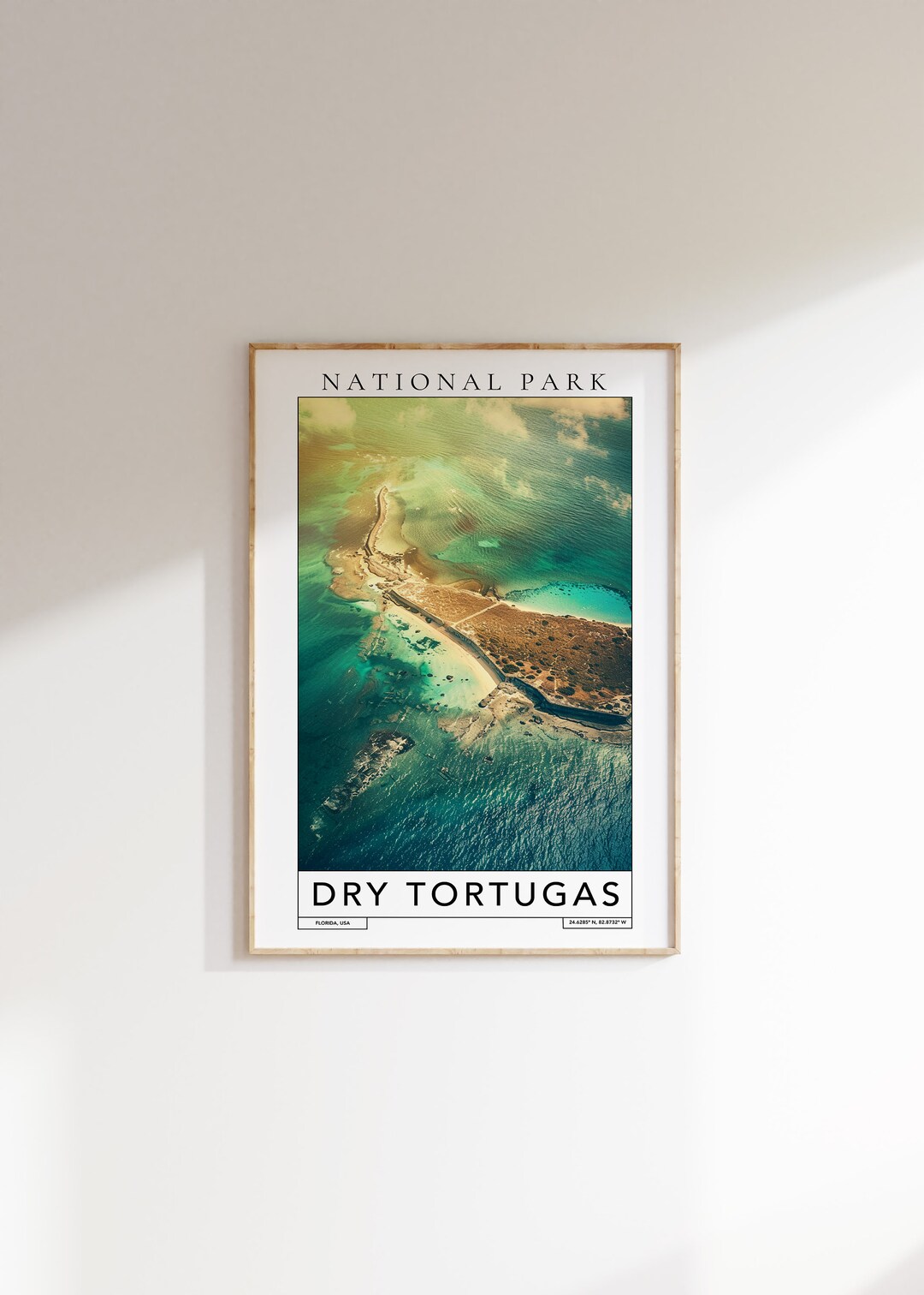 DRY TORTUGAS National Park Travel Print - Dry Tortugas Florida Print ...