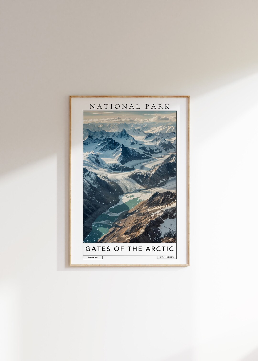 GATES of THE ARCTIC National Park Travel Print - Gates of the Arctic ...