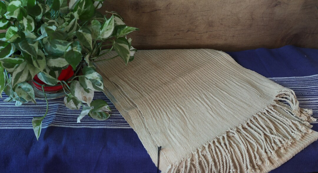 Pure Eri Silk Muffler Handwoven From Assam - Etsy