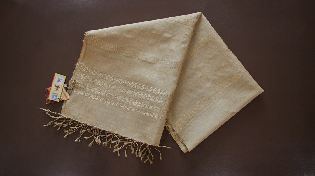 Exclusive Handwoven Muga Silk Stole From Assam: Durable, Soft and Eco ...