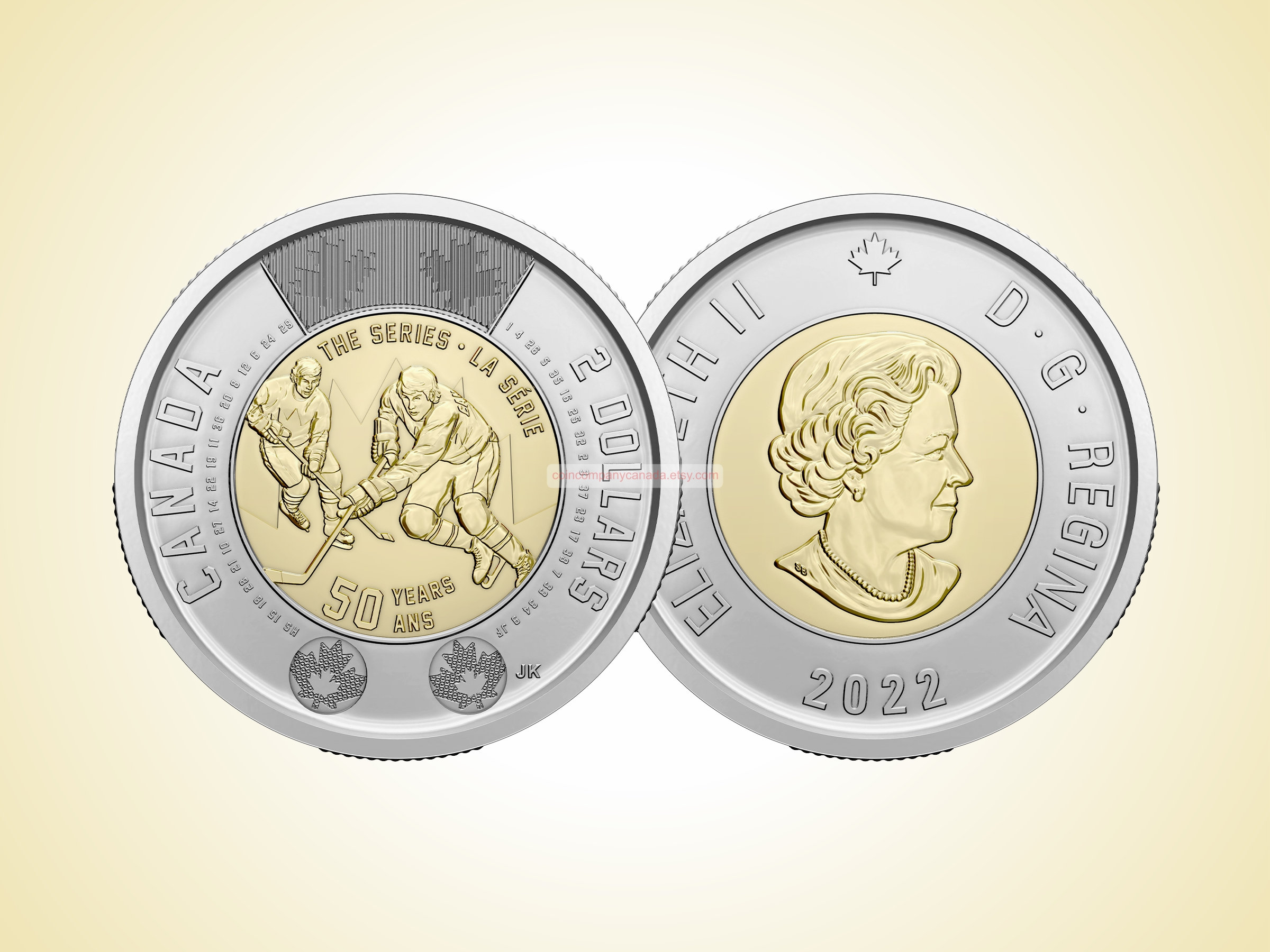 2022 Toonie Canadian 2 Dollars 1952 2022 50th Anniversary of - Etsy Canada