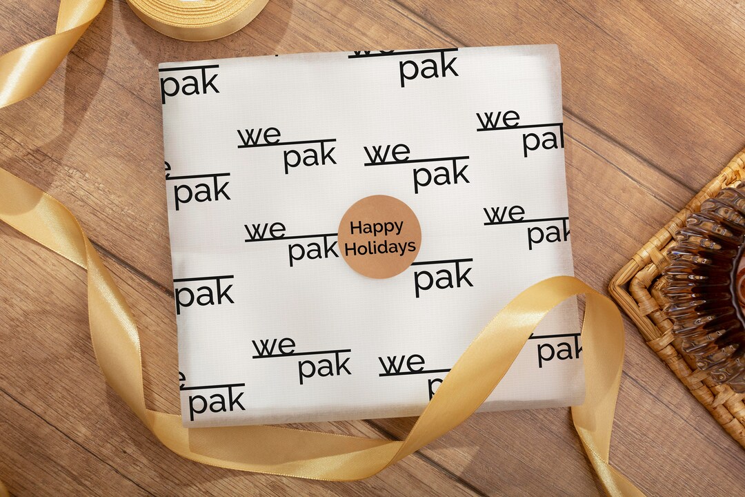 Custom Company Logo Wrapping Paper - Etsy