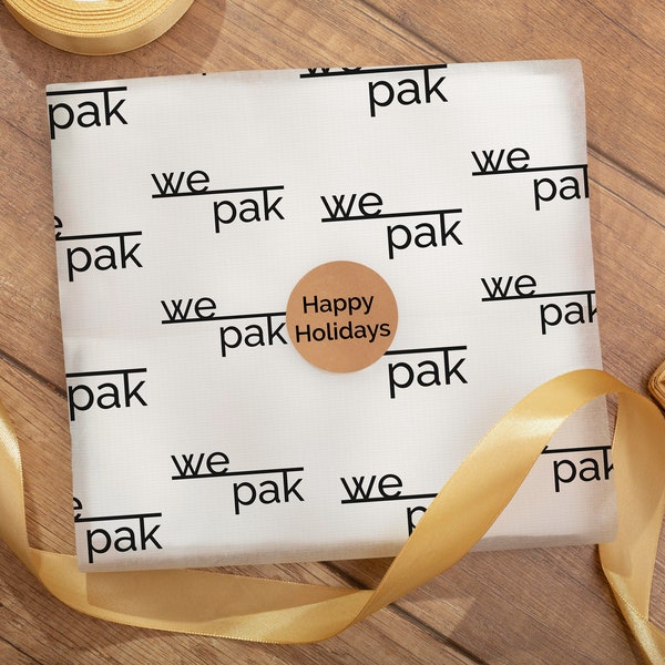Wrapping Paper With Company Logo - Etsy