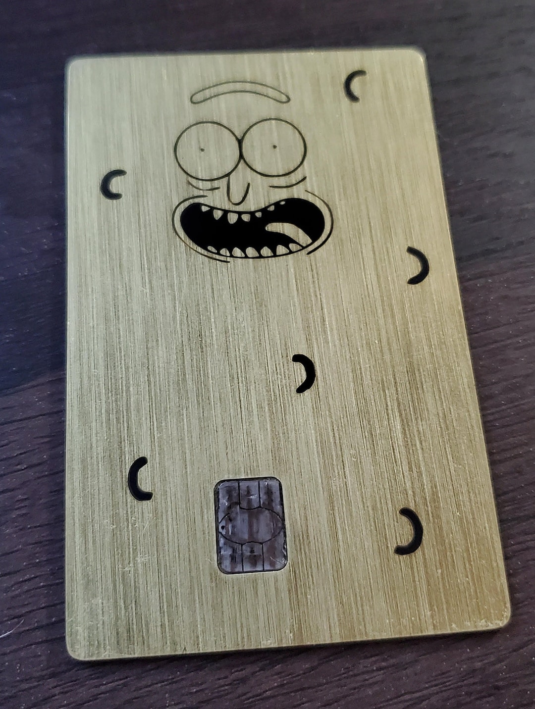 Rick and Morty Pickle Rick Credit Debit Card Design File Ready for ...