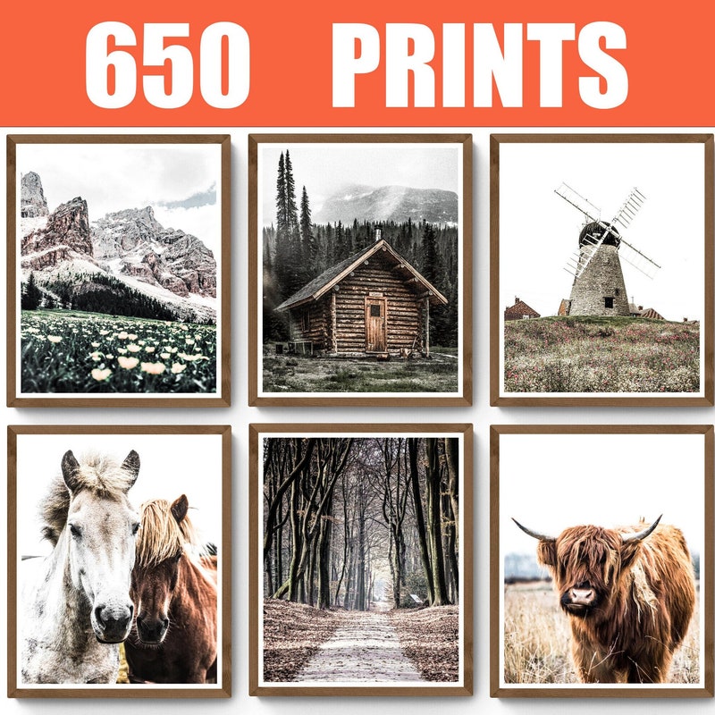 Rustic Art Print - Etsy