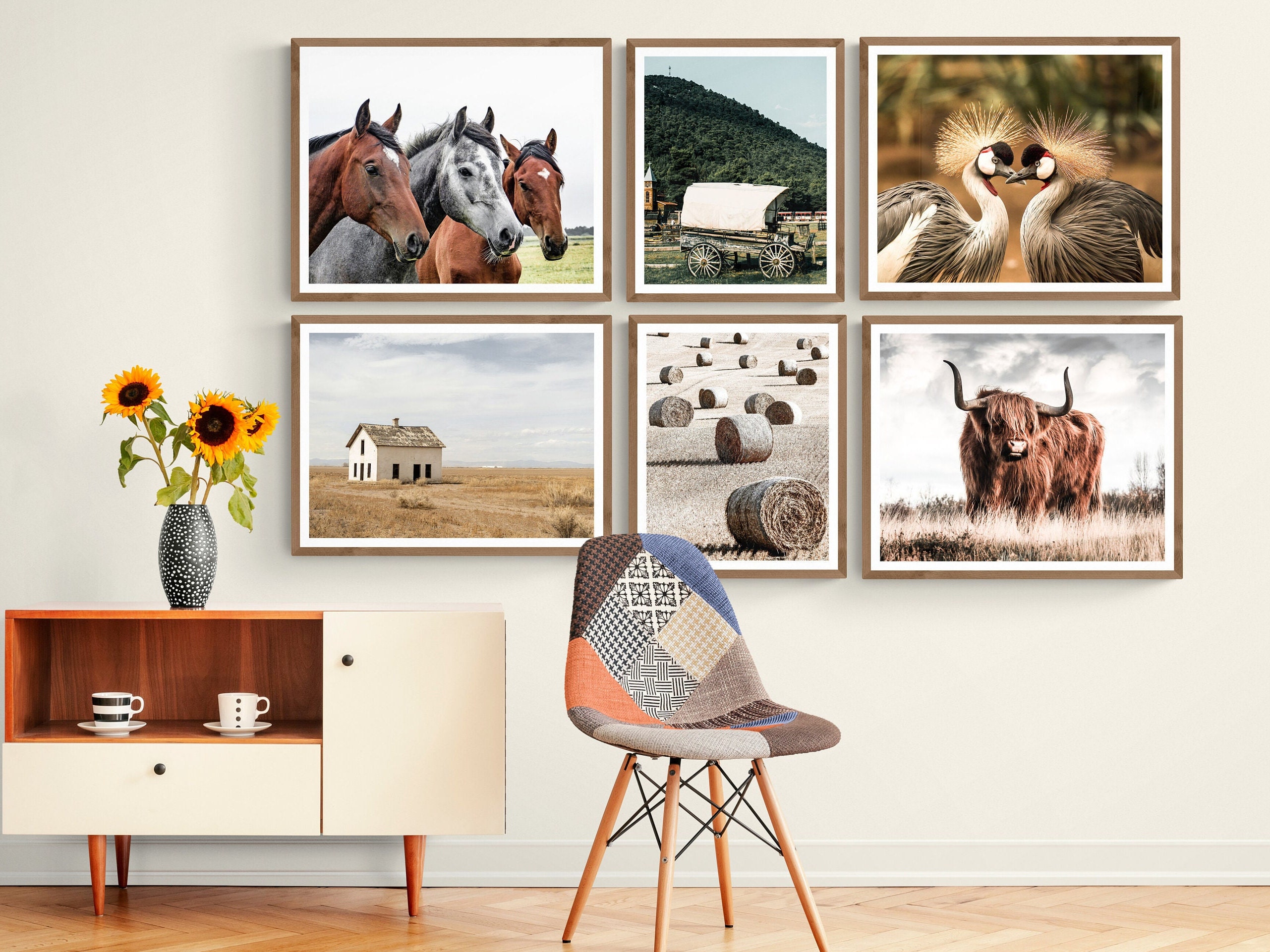 Set of 650 Farmhouse Prints, Rustic Wall Prints Farm Prints, Farm ...