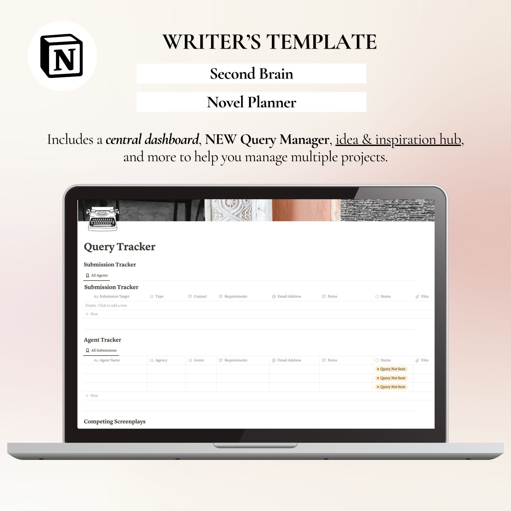 Creative Nonfiction Book Planner Notion Template Nonfiction Writer Hub ...