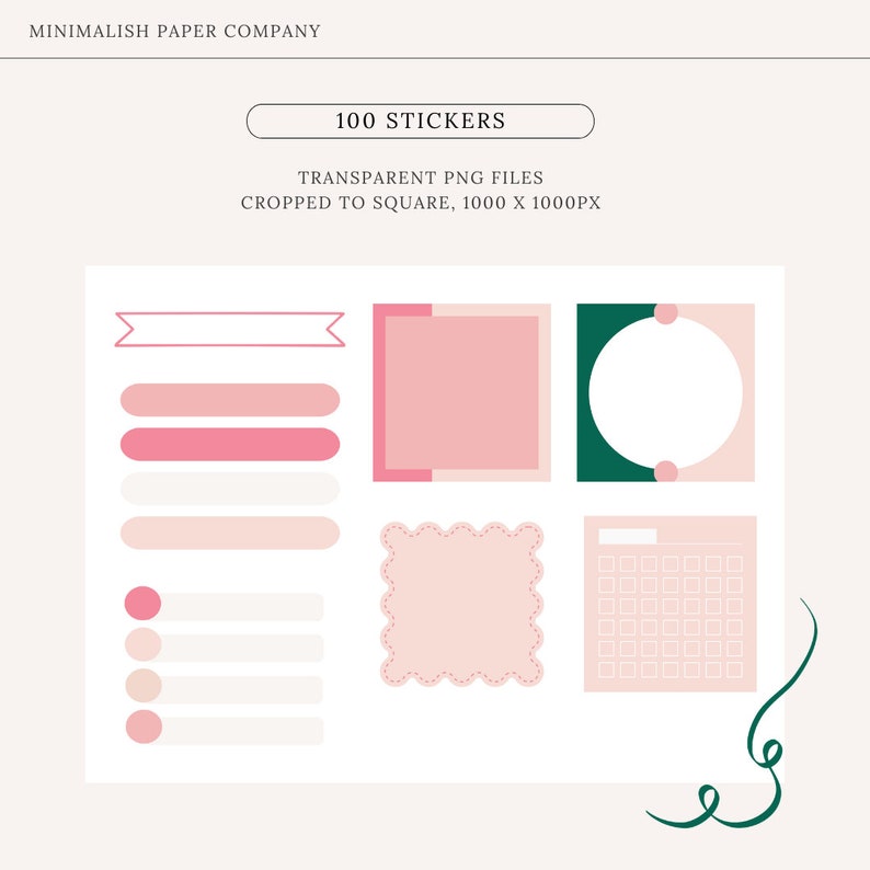 250 Digital Stickers Notion Icons Goodnotes Elements - Etsy