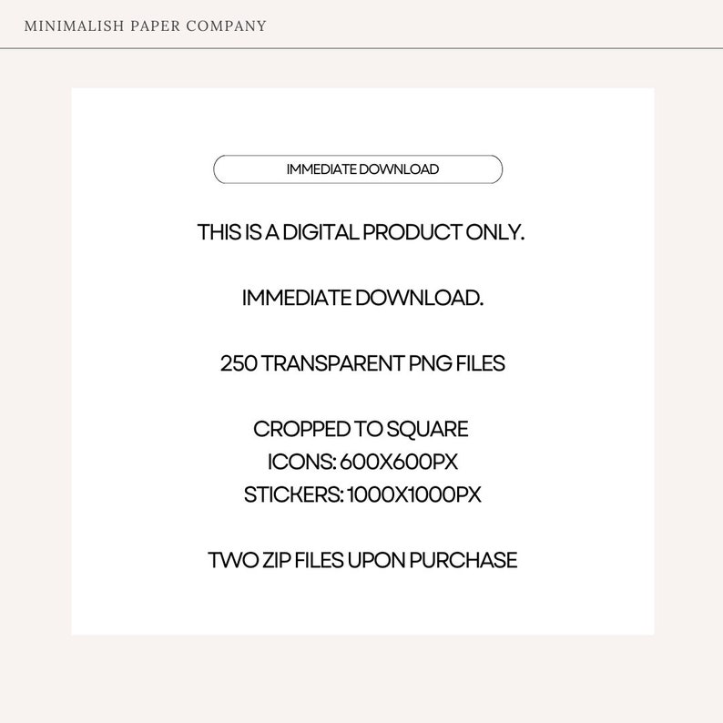 250 Digital Stickers Notion Icons Goodnotes Elements - Etsy