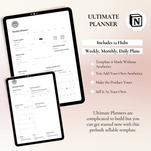PLR Notion Template You Can Sell Ultimate Planner Notion Template With ...