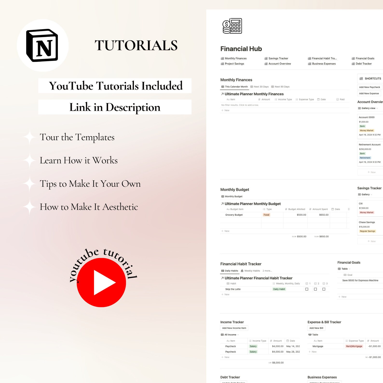 PLR Notion Template Bundle You Can Sell Ultimate Planner Notion ...