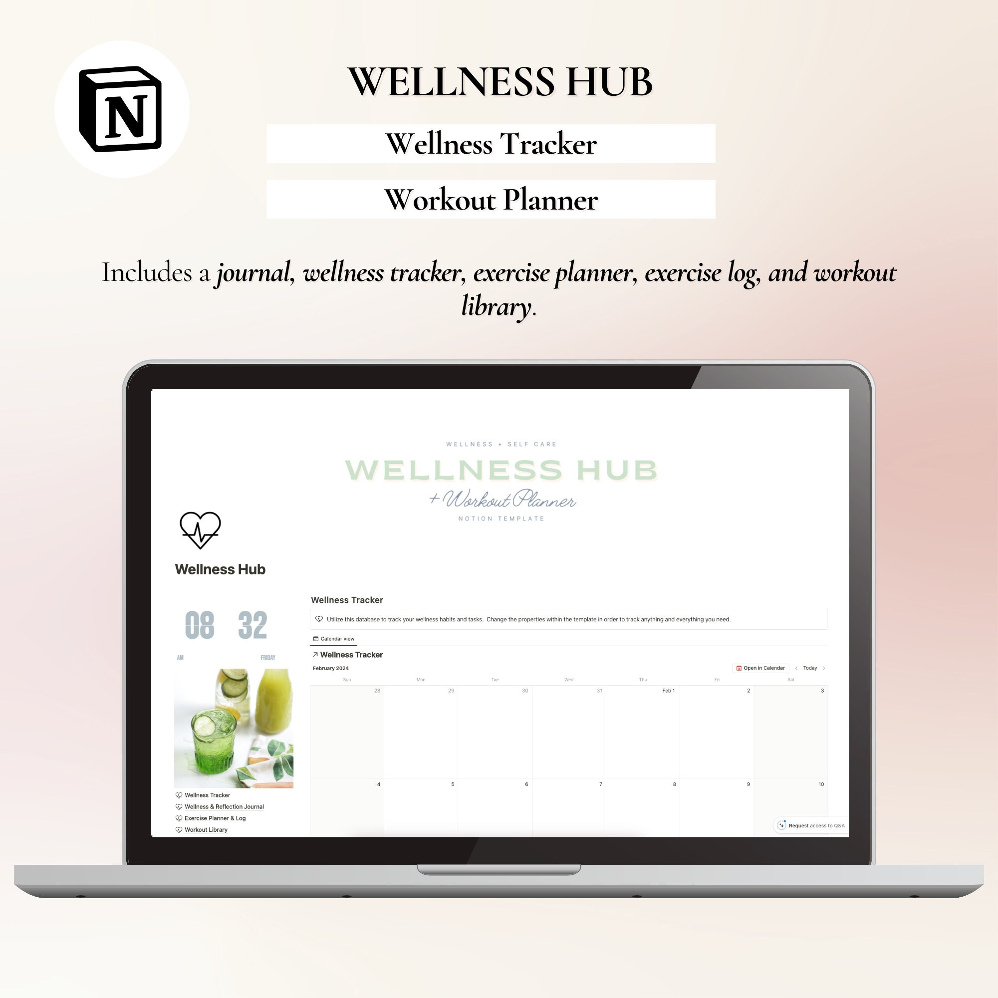 Notion Wellness Planner Notion Template Journal Notion Template ... Notion Wellness Planner Notion Template Journal Notion Template ...
