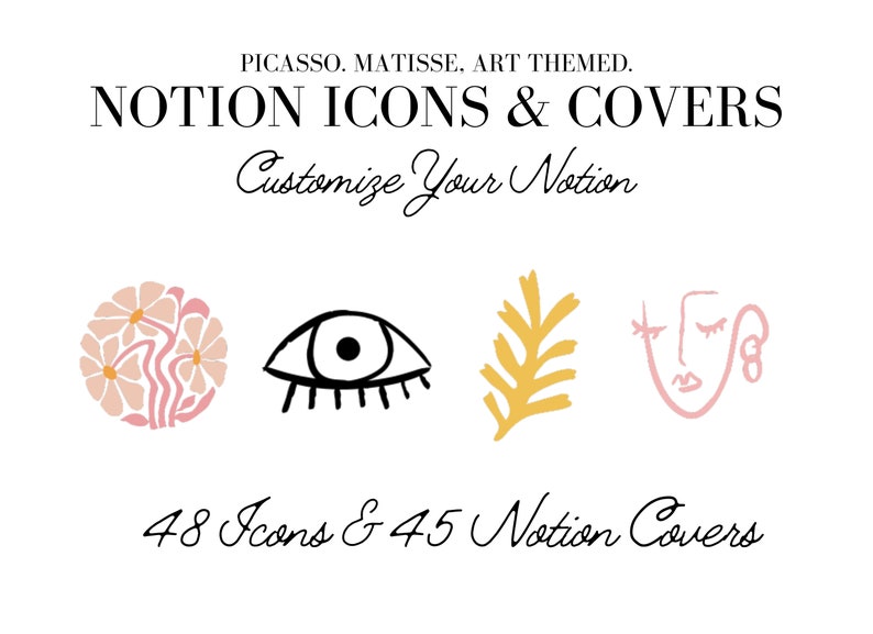 Notion Icons Notion Covers Notion Customization Notion Customization Bundle Notion Icon 3617